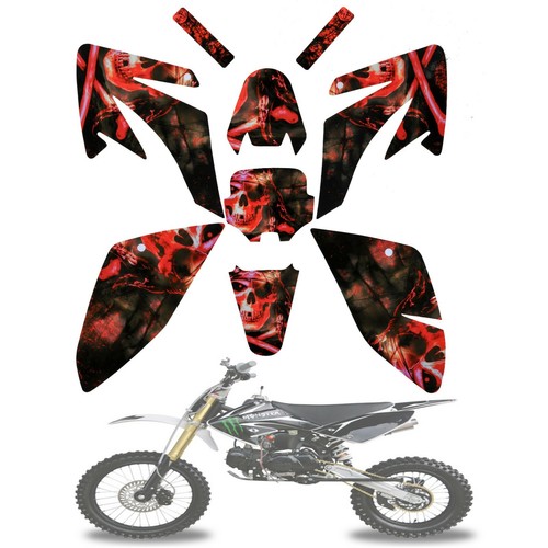 CRF70 XR70 SDG SSR 90CC 110CC 125CC 150cc Pitbike Graphics Decals ...