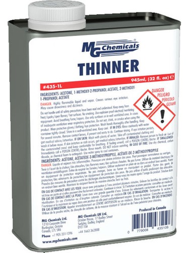 MG Chemicals Super Fast Drying Thinners, 1L (435-1L) | eBay