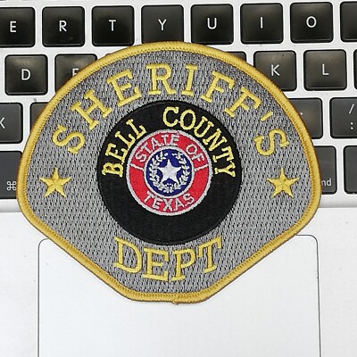 SELTENER SHERIFF PATCH BELL COUNTY SHERIFF DEPT. STATE OF TEXAS | eBay.de