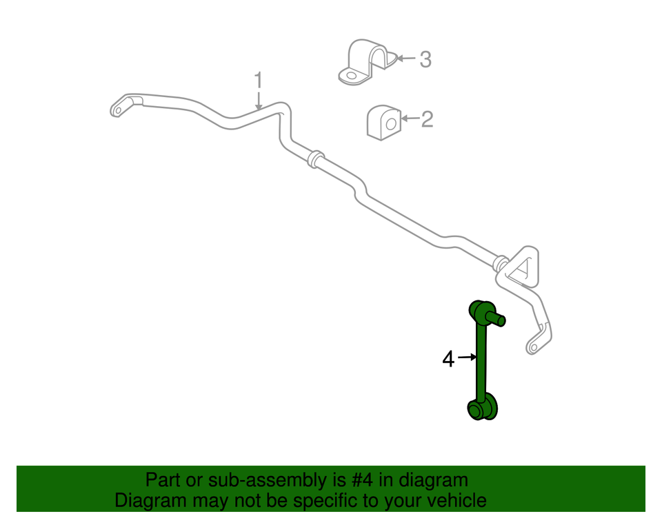 Genuine Mazda Stabilizer Link - Passenger Side (RH) L206-34-150B | eBay