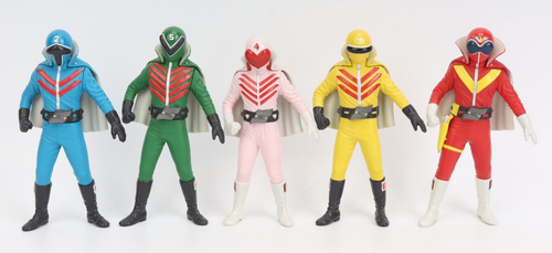 Bandai Soul of vinyl RARE Super Sentai Goranger Kiranger Soft Action ...