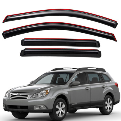 For 2010-2014 Subaru Outback In-Channel Window Visors Vent Shade Wind ...