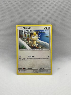 Meowth Pokemon TCG Card 101/147 2017 Basic | eBay
