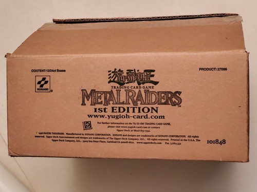 Scarce Yugioh Metal Raiders 1st Edition EMPTY CASE Box | eBay