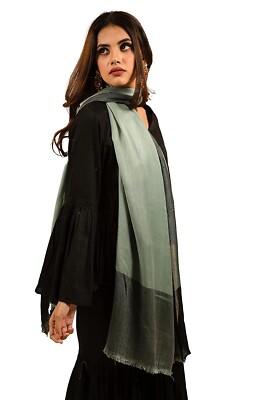 Women's' Soft ,Vibrant And Trendy Bamboo Stoles Shawl Wrap Steel Gray ...