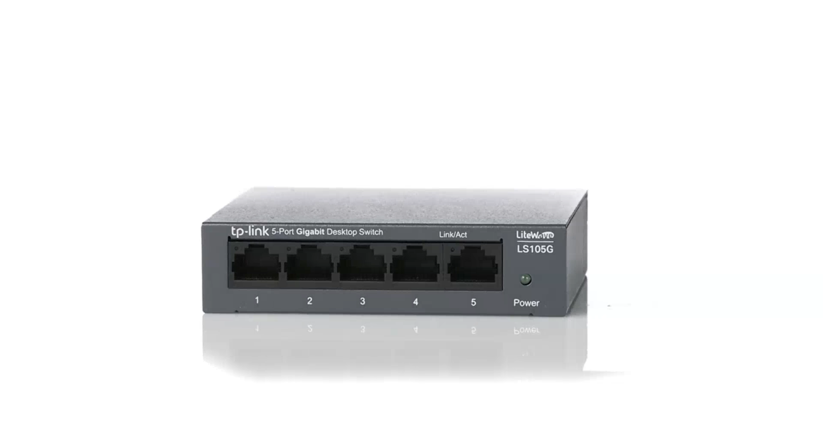 TP-Link TL-LS105G 5 Port Gigabit Netzwerk Switch Ethernet LAN Verteiler ...