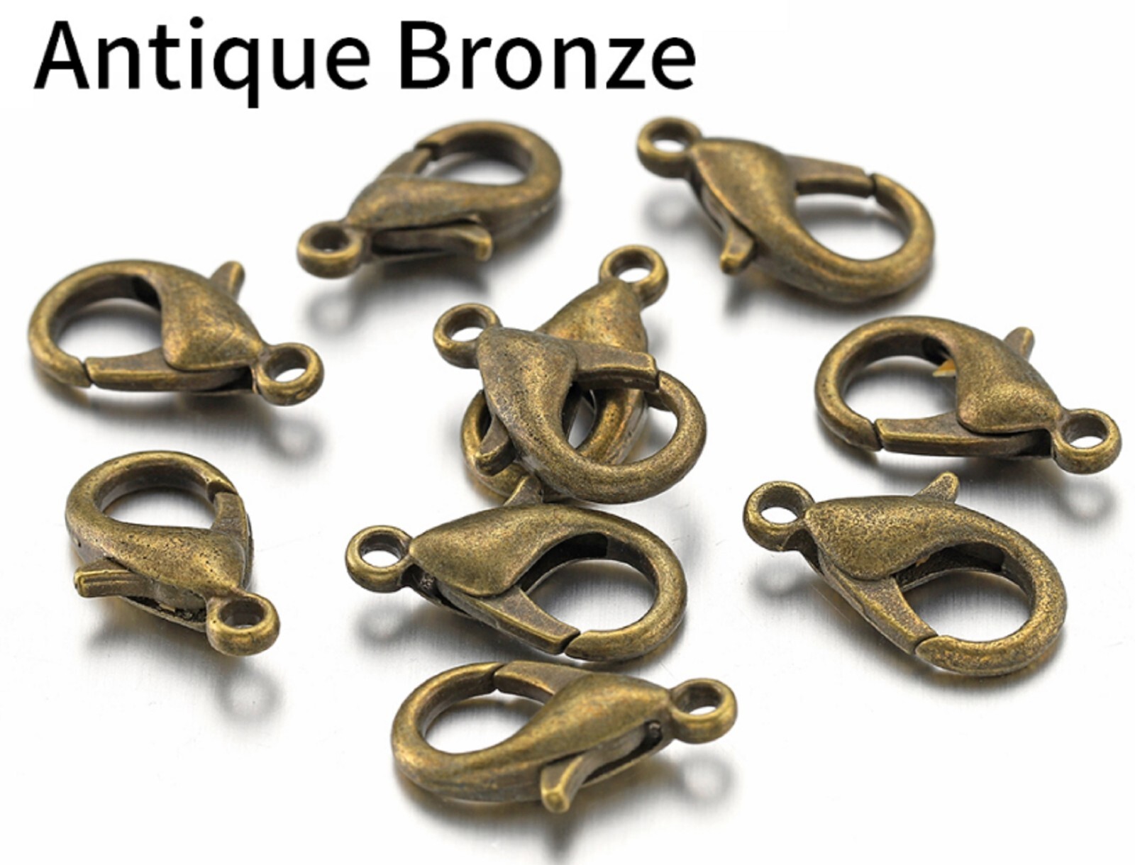 Asst Colours Sizes Lobster Clasps Hooks Necklace Bracelet Findings ...