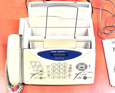 Brother Intellifax 775 Fax Machine Single Phone Line Copier With Manual ...