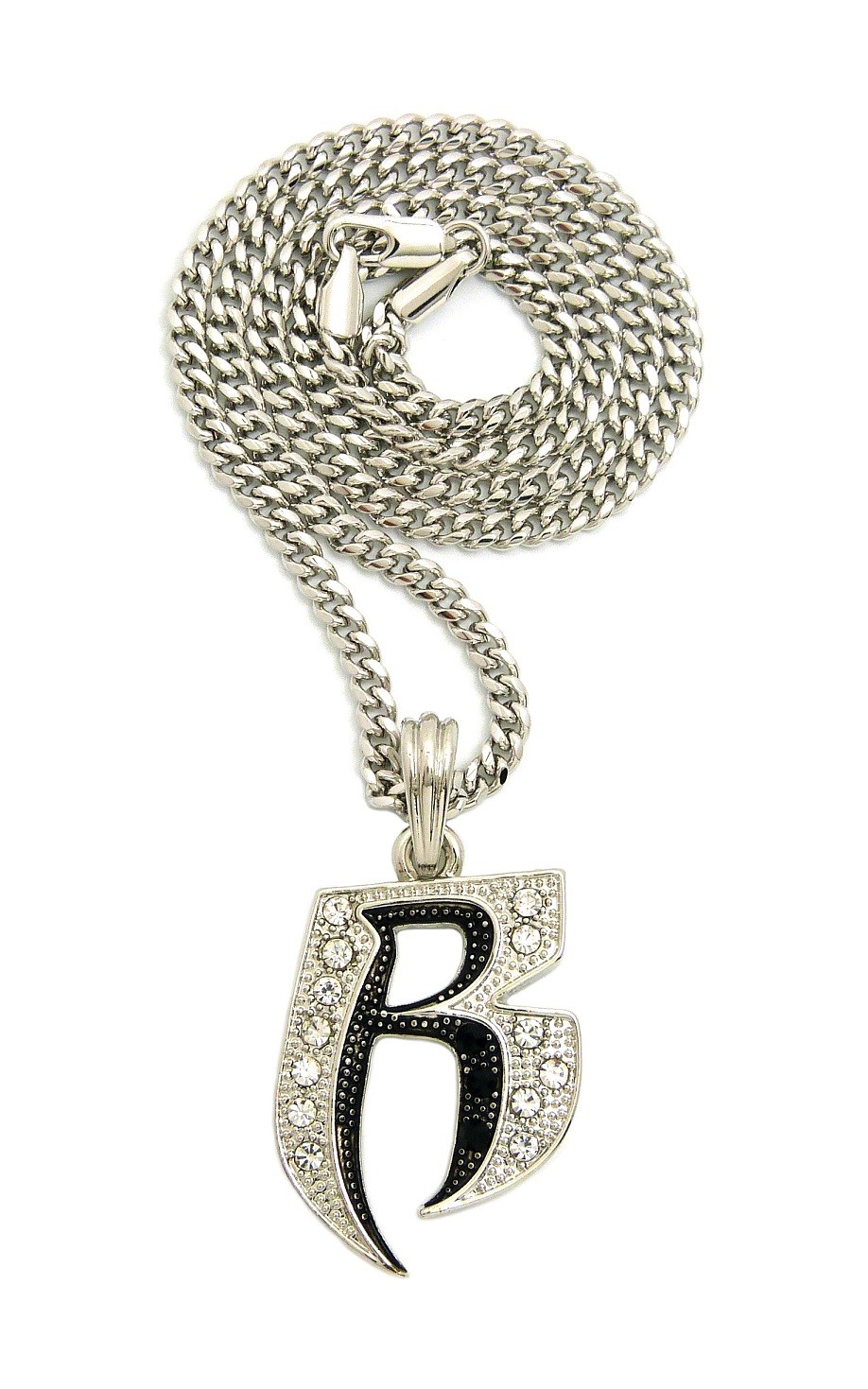 NEW 'R' RUFF RYDERS PENDANT & 24" VARIOUS CHAINS HIP HOP NECKLACES ...