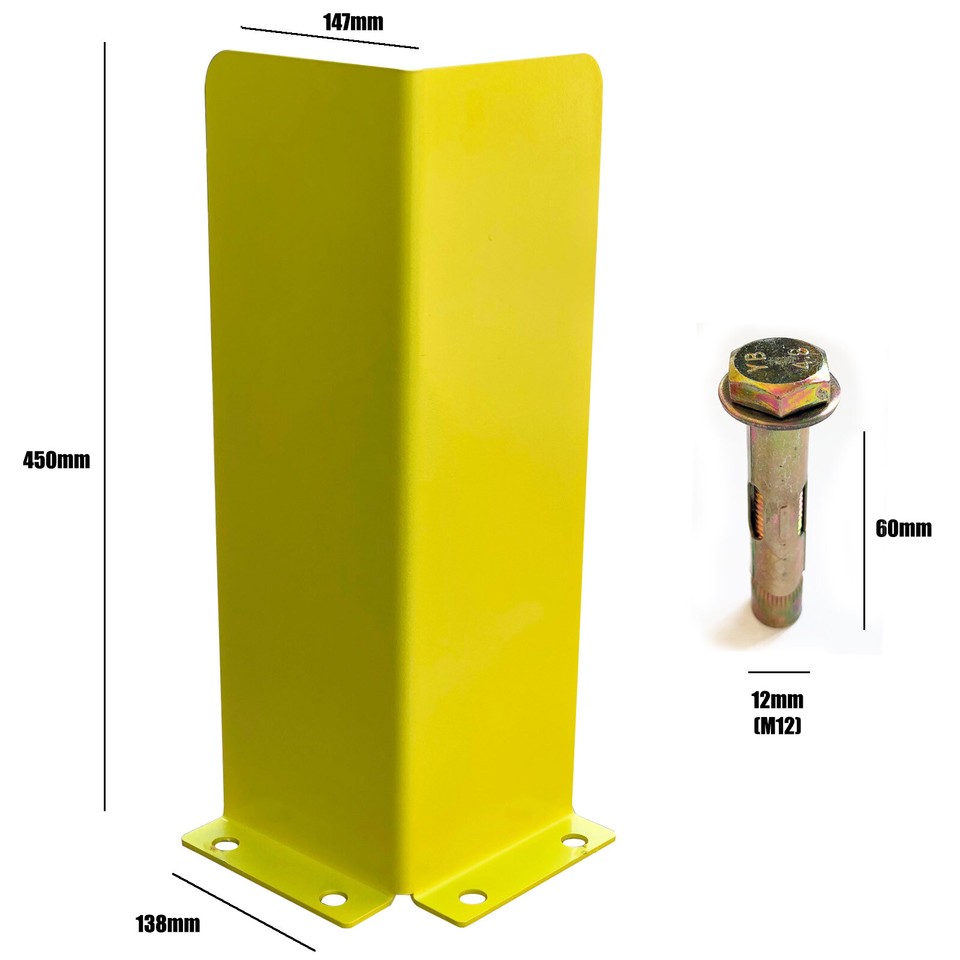Warehouse Pallet Racking Column Corner Upright Leg Protector Guard ...