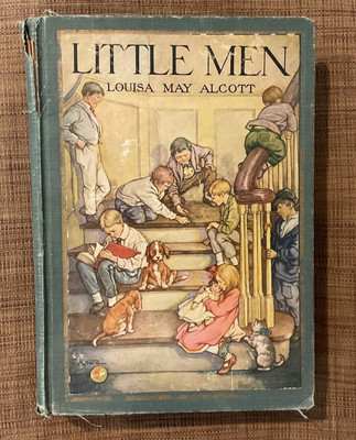 Antique/Vtg Little Men Book 1928 Louisa M. Alcott John C. Winston ...