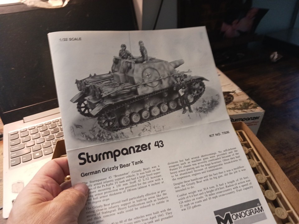 Monogram Armor Series # 7506 WWII German Pz.IV BRUMMBAR "Grizzly Bear" 1973 | eBay