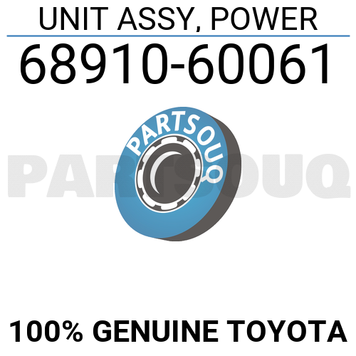 6891060061 Genuine Toyota UNIT ASSY, POWER 68910-60061 | eBay