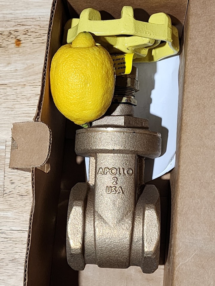 New Apollo 30-208-01 Model 107T 2" Rising Stem Gate Valve Bronze Body ...