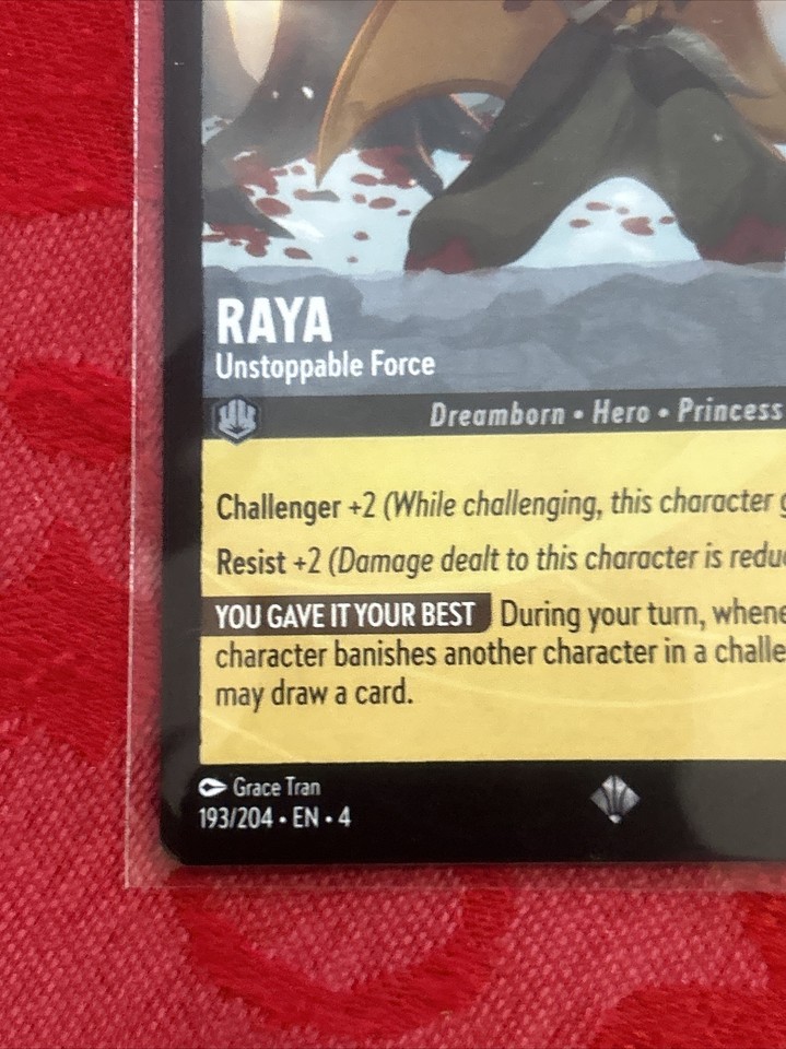 Disney Lorcana - Ursula’s Return - Raya - Unstoppable Force - 193/204 | eBay