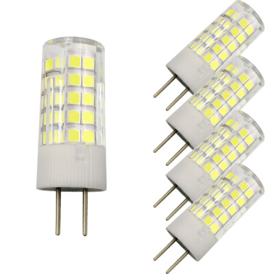 5pcs GY6.35/GX6.35/G6.35 LED Lights Bulb 5W 64-2835 Lamp 12V Ceramics ...