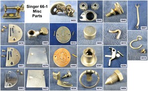 Vintage Singer Sewing Machine Model 66-1 - Choose Your Parts- Free Ship ...