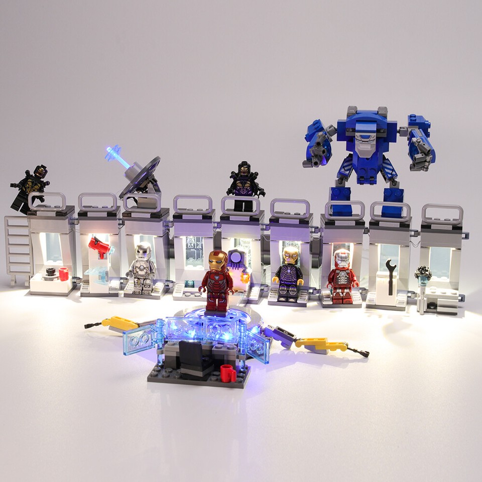 Upgraded LED Light Up Kit For Iron Man Hall of Armor LEGOs 76125 | eBay