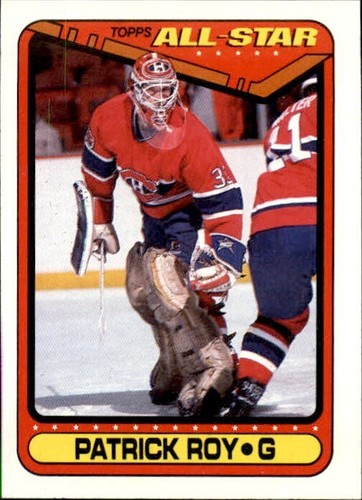 Patrick Roy 1990-91 Topps All Star Card #198 | eBay