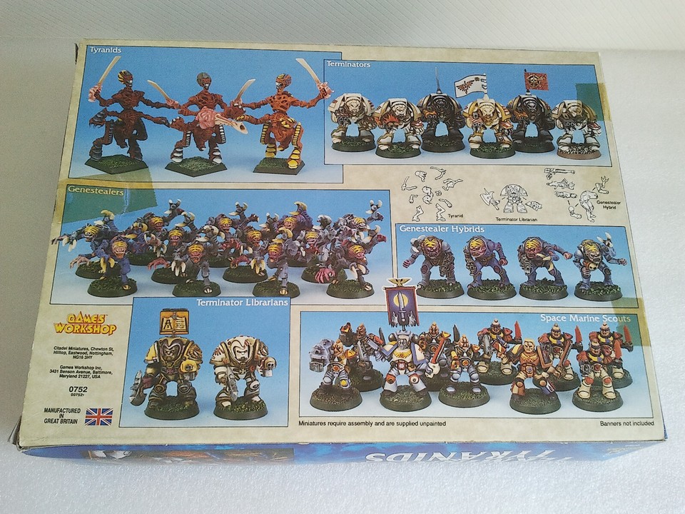 *BOX ONLY* RTB16 Terminators & Tyranids Advanced Space Crusade ...