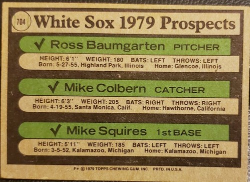 Mike SQUIRES COLBERN Ross BAUMGARTEN 2014 Topps 75th Anniversary ...