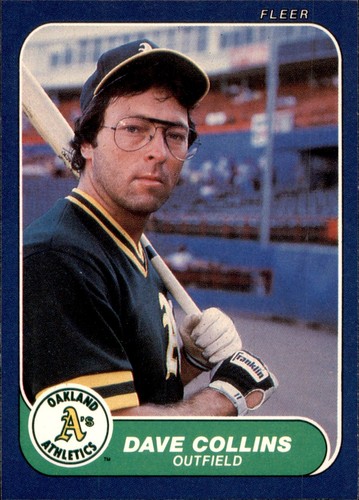 Dave Collins #415 1986 Fleer | eBay