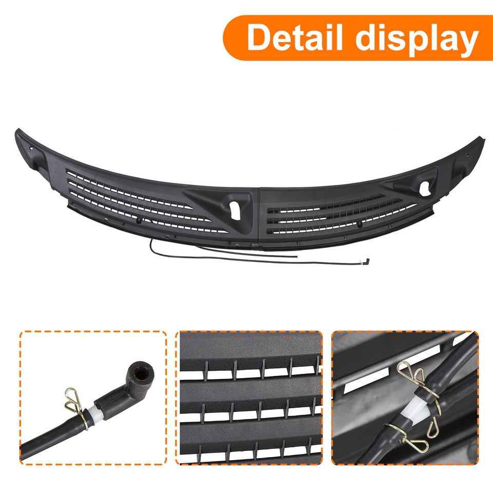 For 09-14 Ford F150 Windshield Wiper Cowl Panel Grille Set w/ Seals ...