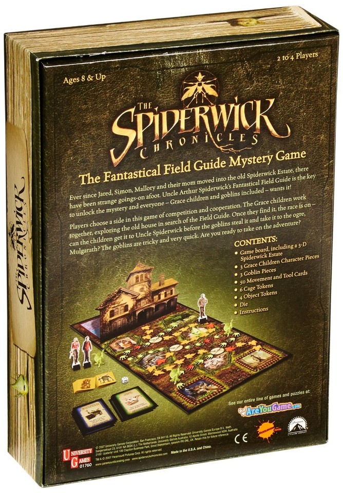 Spiderwick Chronicles Fantastical Field Guide Mystery Board Game | eBay