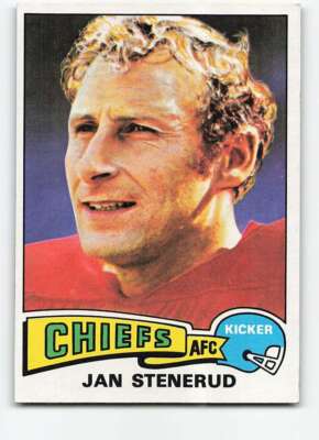 1975 Topps #488 Jan Stenerud VG/EX Very Good/Excellent Chiefs 121333 | eBay