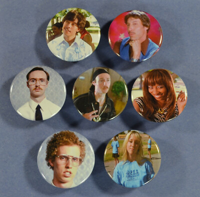 Napolean Dynamite Uncle Rico Kip Vote For Pedro Lawfanduh 1.5" Pin Back ...