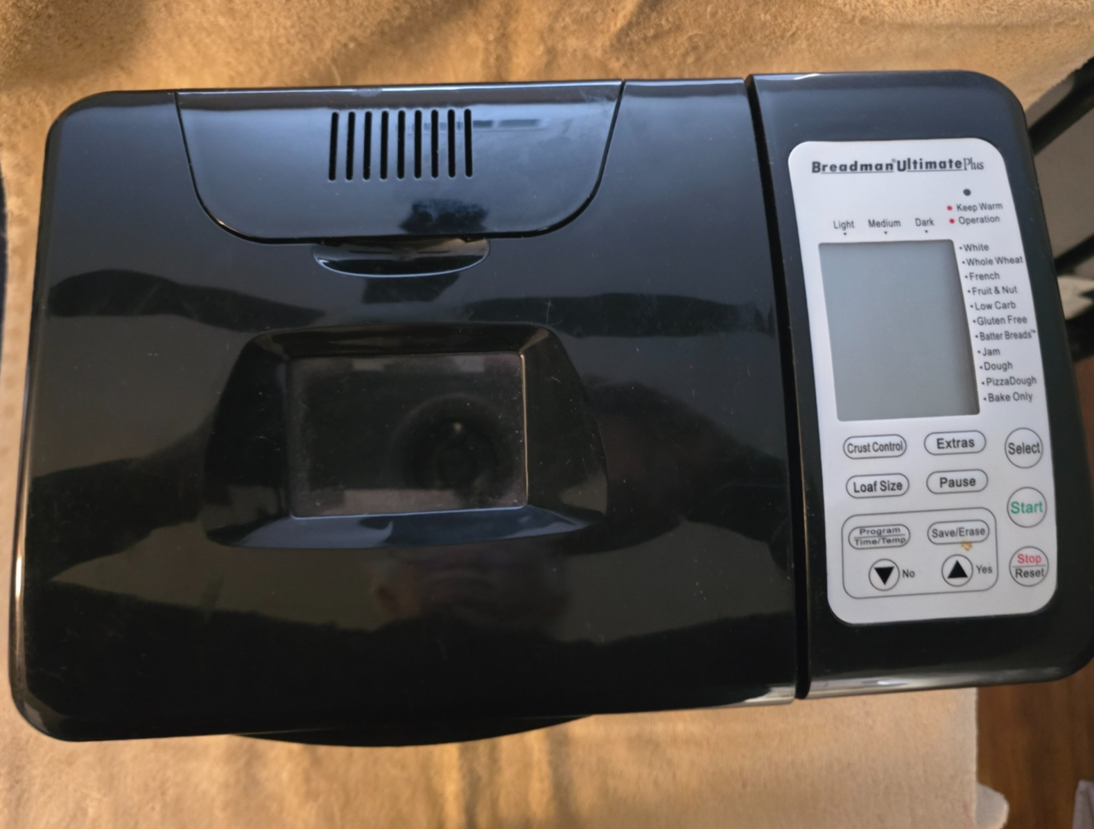 Breadman Ultimate TR2500BC Bread Machine Maker Baking Automatic 1 to 2 ...
