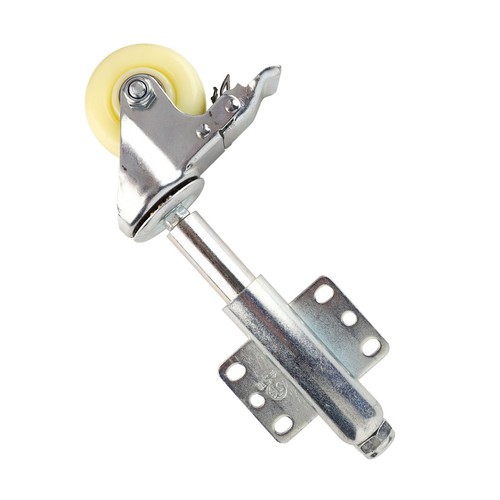 3in Gate Wheel Spring Loaded Caster With Brake 110lbs Load Capacity | eBay