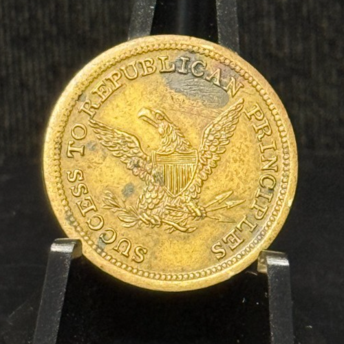 1860 Abraham Lincoln Freedom Campaign Token | eBay