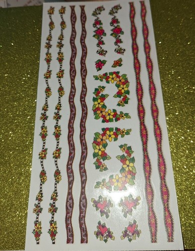 PSX Designs for Creativity Stickers Wacky Women Borders flowers 1 sheet ...