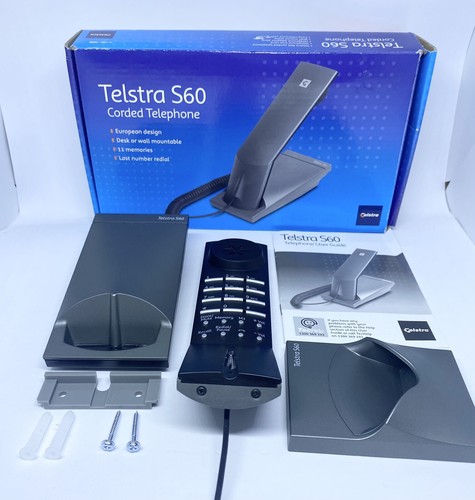 Retro Telstra S60 Corded Phone Vintage 2006 Rare Stylish Unique ...