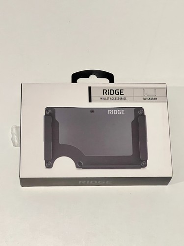 The Ridge Wallet Accessories QUICK DRAW - Black OPEN BOX | eBay