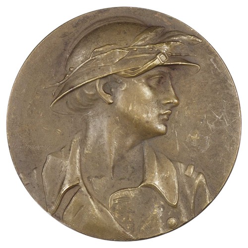 France Medal Press 'Offered by l'Echo de Paris' signed Henry Dropsy ...