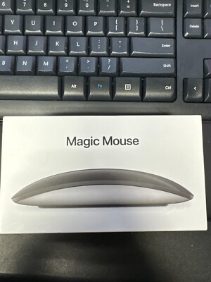Genuine Original Apple Magic Mouse Black Multi-Touch Surface lighting ...