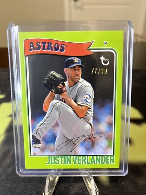 2023 Brooklyn Collection #32 Justin Verlander Lime Green /99 | eBay