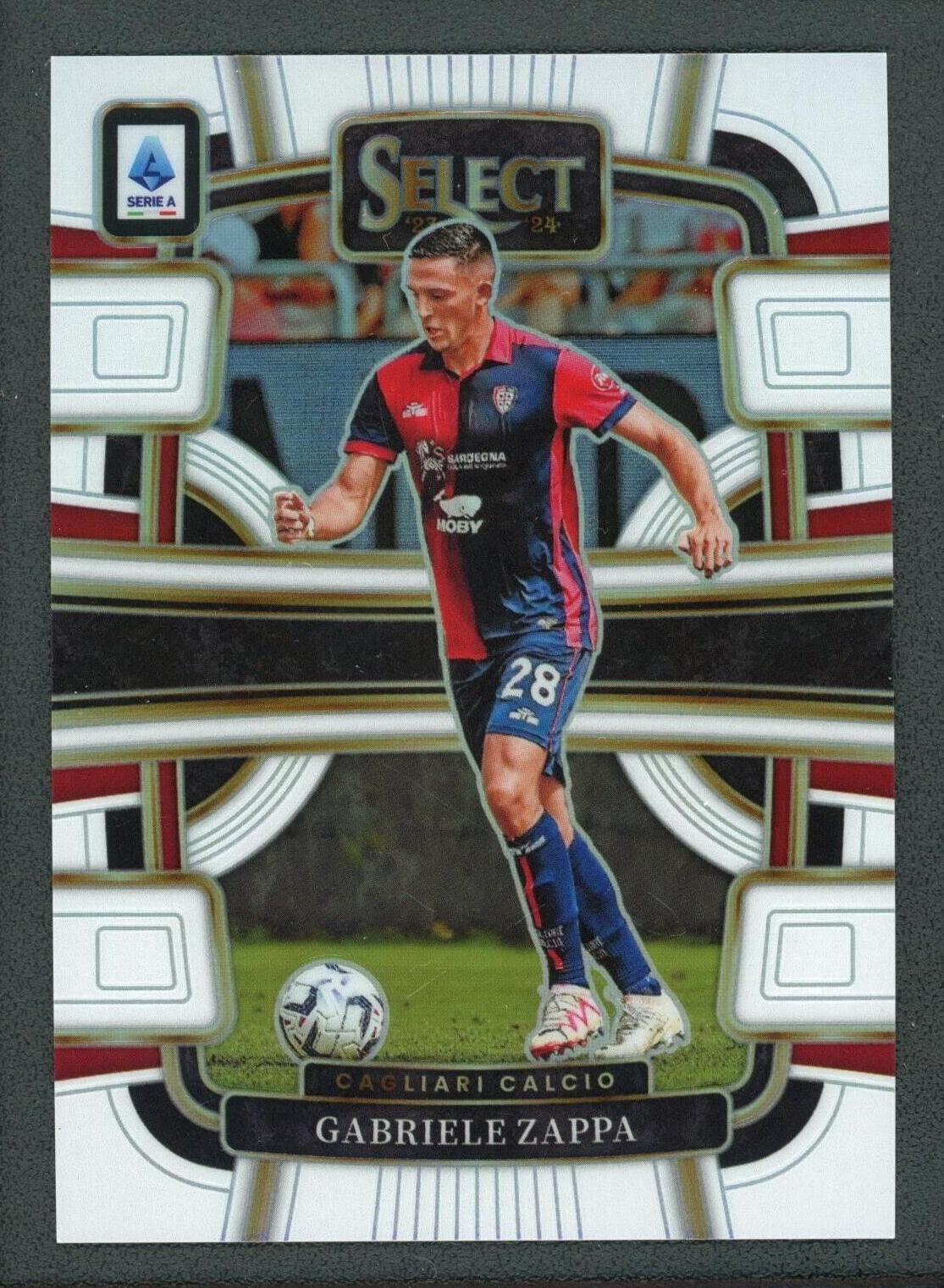 2023-24 Panini Select Serie A - Terrace Gabriele Zappa #35 White Prizm ...