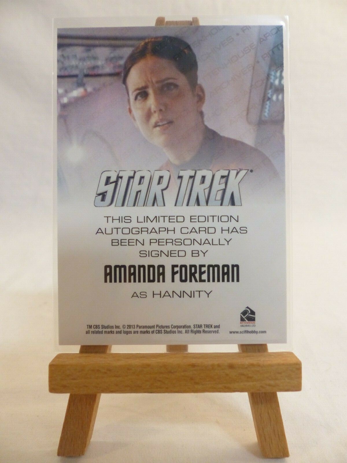 Star Trek The Movies 2009 autograph trading card Amanda Foreman as ...