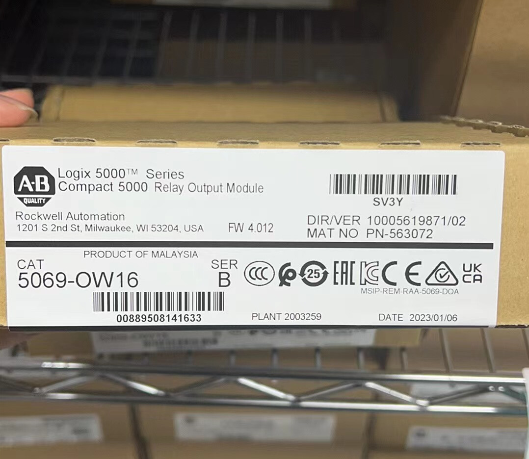 New Factory Sealed Allen-Bradley AB 5069-OW16 Compact 5000 Relay Output ...