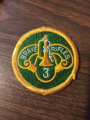 US Army 3rd Cavalry Regiment "Brave Rifles" Patch | eBay
