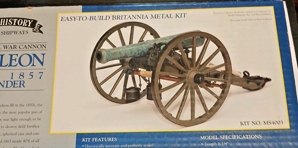 Guns of History American Civil War Cannon Model Kit Combo Pack | eBay