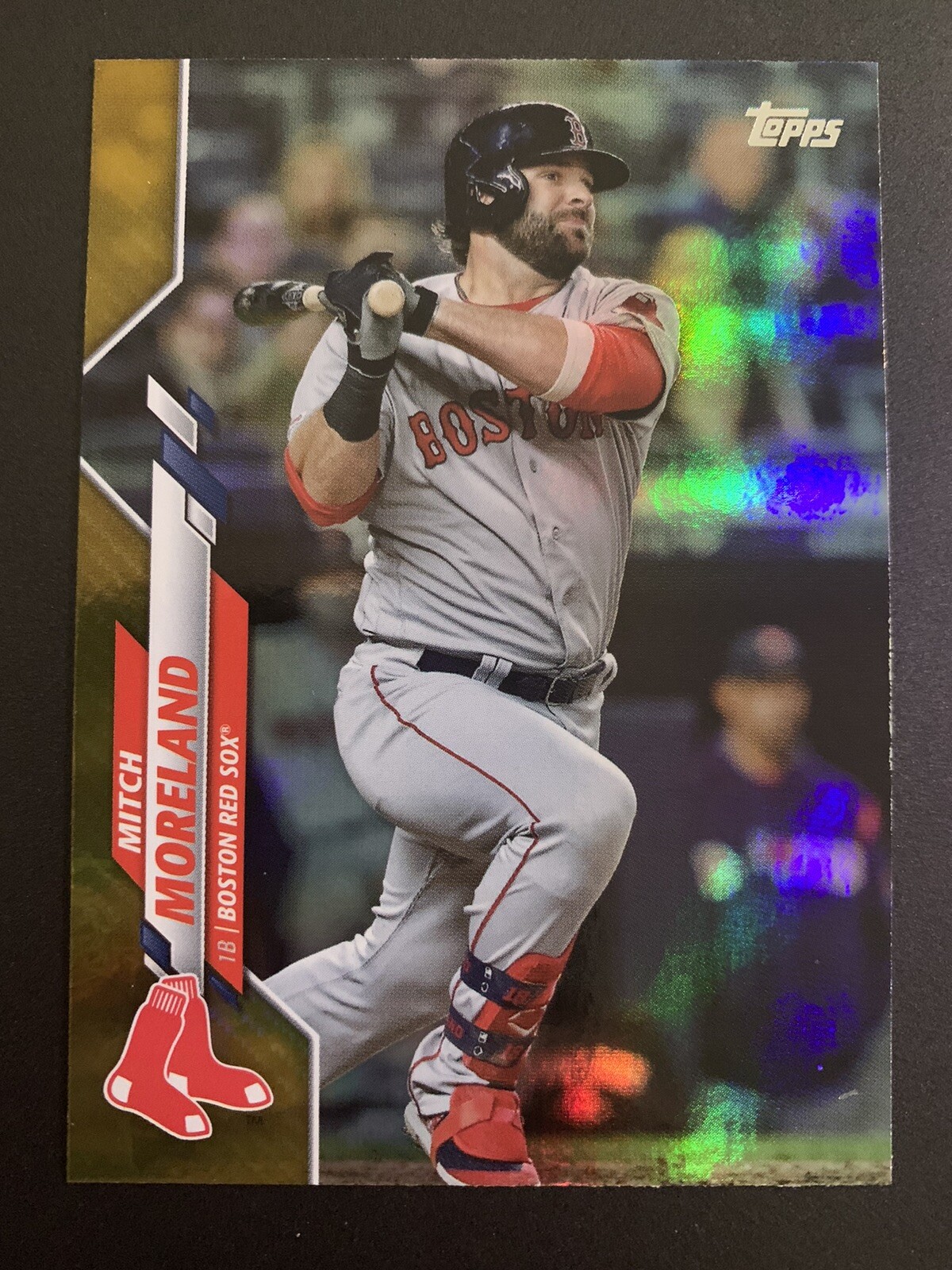 2020 Topps Update Mitch Moreland Gold Foil #U181 Boston Red Sox Card | eBay