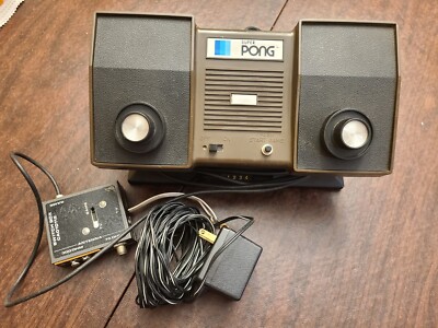 Vintage Atari Super Pong Video Game Console System | eBay