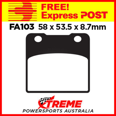 for Suzuki RG 400 All Years EBC Organic Front Brake Pads, FA103 | eBay