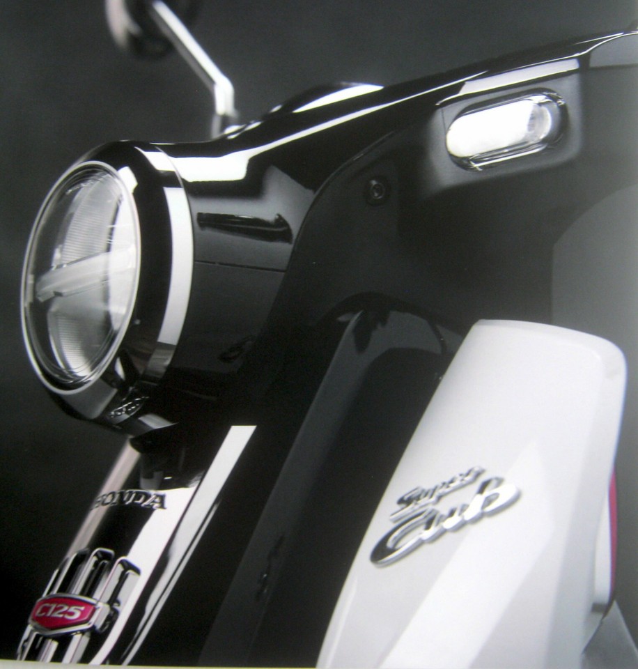 GENUINE HONDA SUPER CUB C50 C65 C70 C90 EMBLEM LEGSHIELD FRONT COVER ...