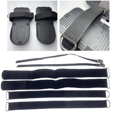 Exercise Bike Pedal Straps Rowing Machine Pedal Straps Adjustable Fix ...