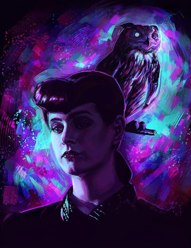 Blade Runner Rachael Replicant Fine Art Giclee Print Poster 12x16 NYCC ...